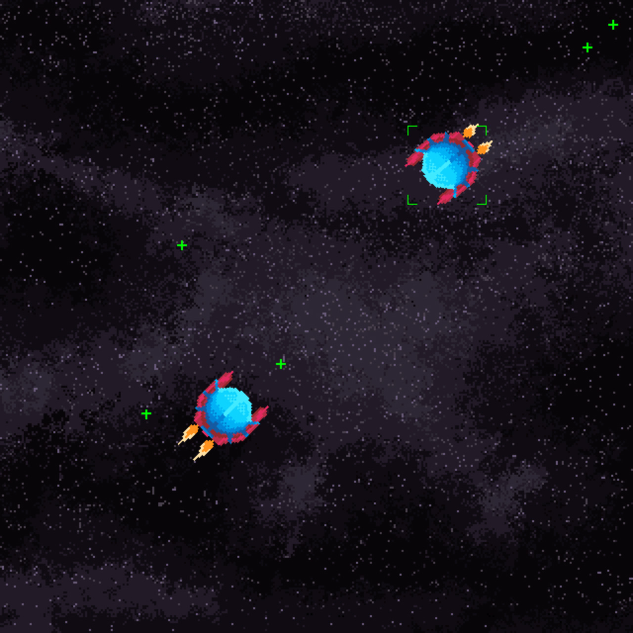 Controls for Browser Game: Target Selection and Movement